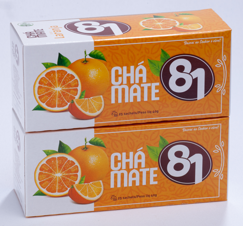 Chá Mate Laranja 40g - Chá Mate